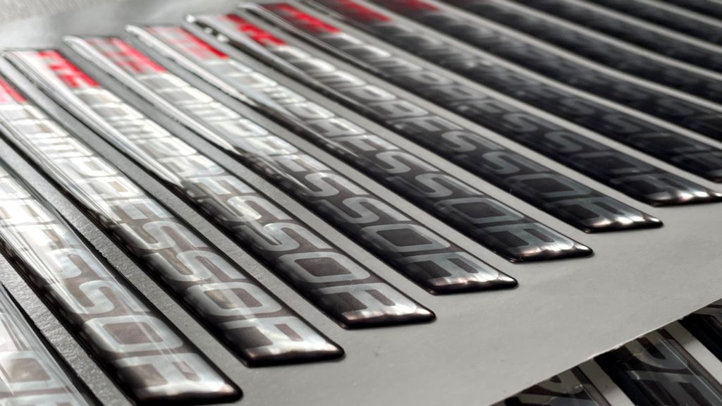 Napis 3D / 3D Sticker - „TTE Compressor”