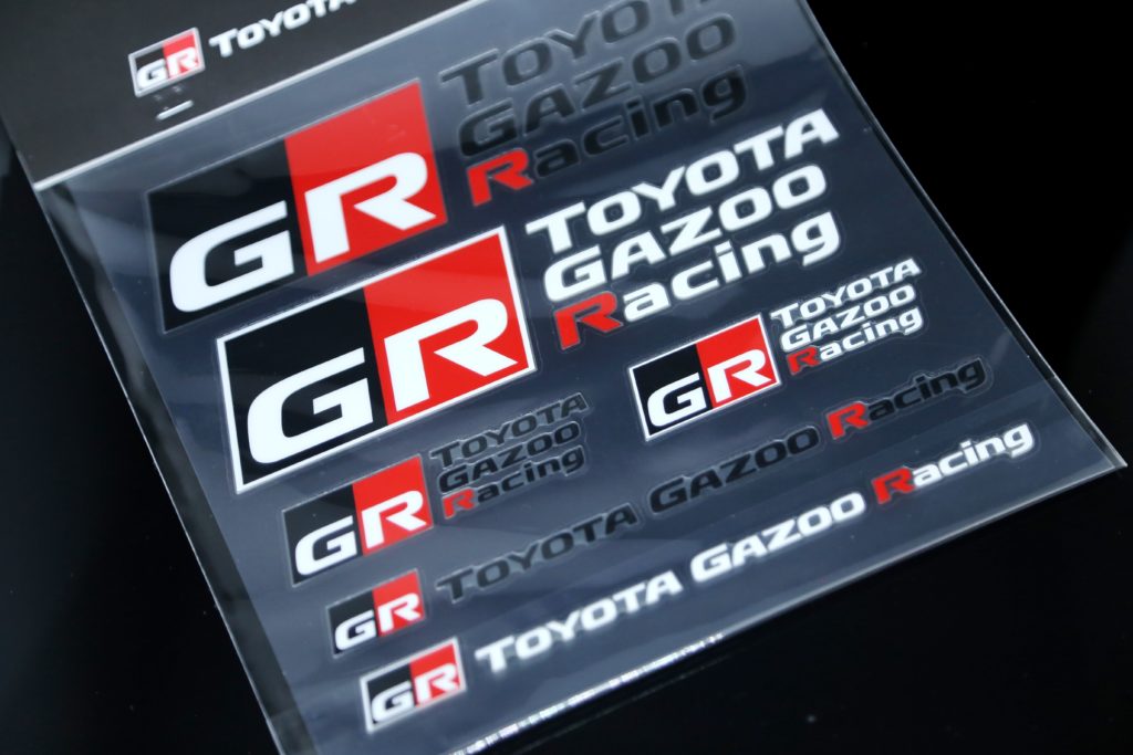 Zestaw naklejek / Stickers set - Gazoo Racing #GR18A009